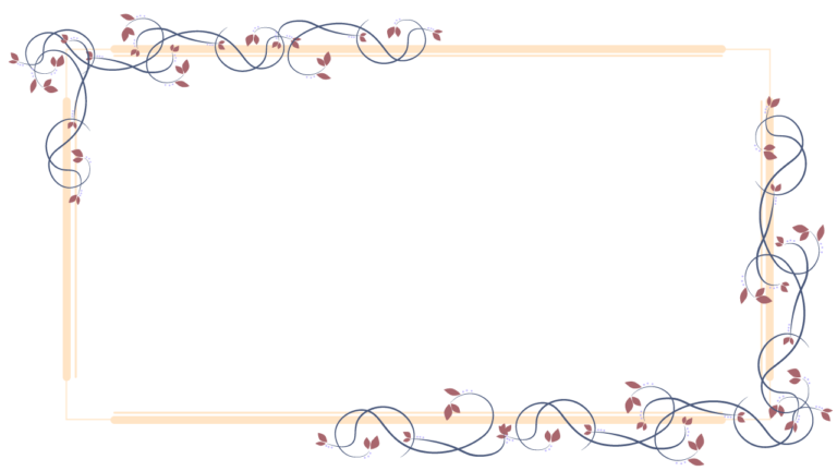 エレガントな枠・フレーム素材（19種）｜IPPU Material Dayo