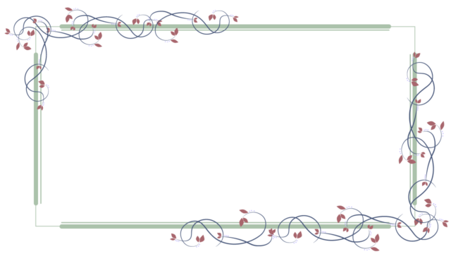 エレガントな枠・フレーム素材（19種）｜IPPU Material Dayo