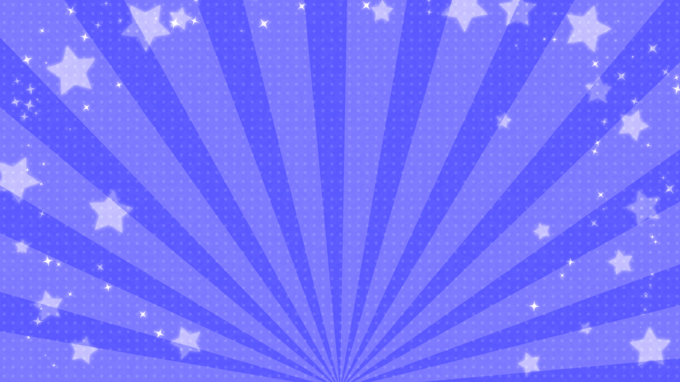 シンプルな放射線と星の背景（16種）｜IPPU Material Dayo