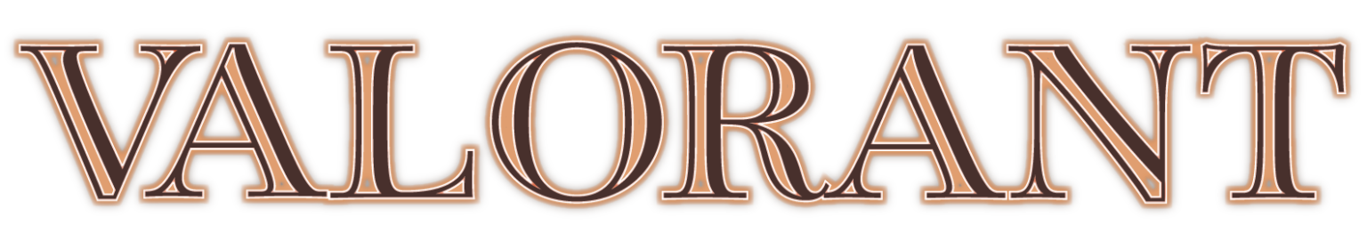 ヴァロラント(VALORANT)の透過済みロゴフリー素材(17種類)｜IPPU Material Dayo