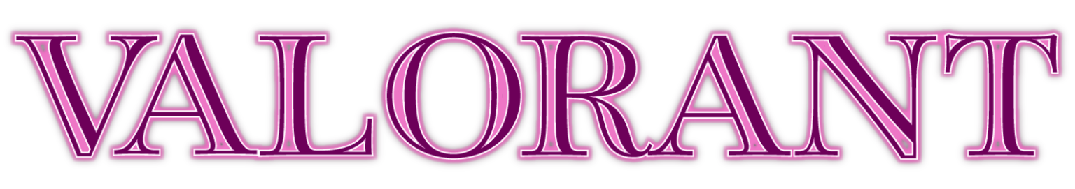 ヴァロラント(VALORANT)の透過済みロゴフリー素材(17種類)｜IPPU Material Dayo