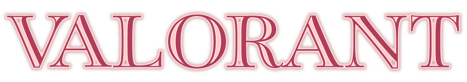 ヴァロラント(VALORANT)の透過済みロゴフリー素材(17種類)｜IPPU Material Dayo