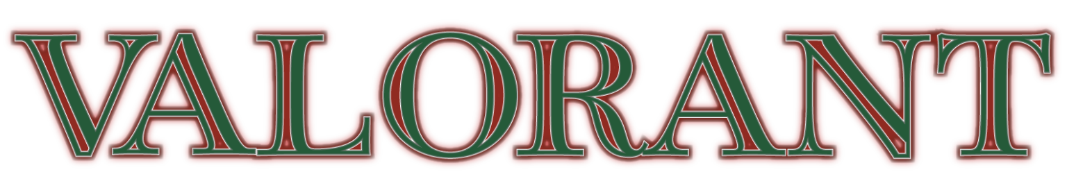 ヴァロラント(VALORANT)の透過済みロゴフリー素材(17種類)｜IPPU Material Dayo