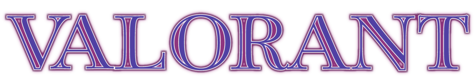 ヴァロラント(VALORANT)の透過済みロゴフリー素材(17種類)｜IPPU Material Dayo