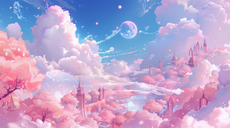 桜とお城のきれいな背景素材（11種）｜IPPU Material Dayo